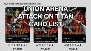 Union Arena Cards - CAPSULE CORP GEAR
