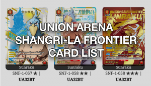 Union Arena Cards - CAPSULE CORP GEAR